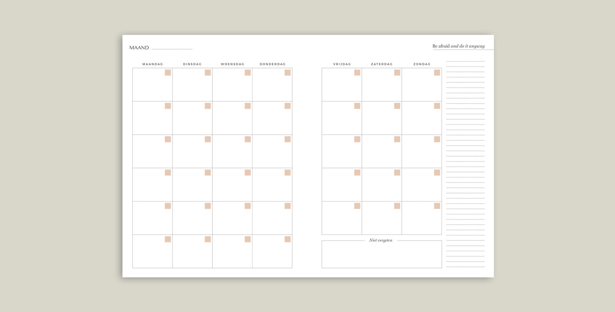 Wat maakt onze planner dé perfecte planner? – Leukigheidjes