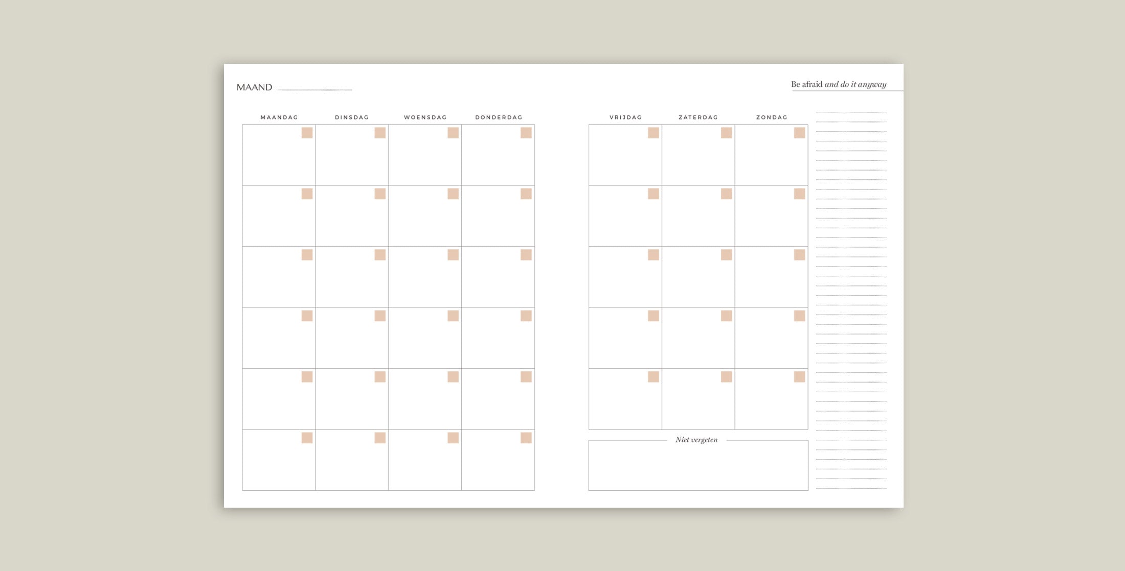 Wat maakt onze planner dé perfecte planner? – Leukigheidjes
